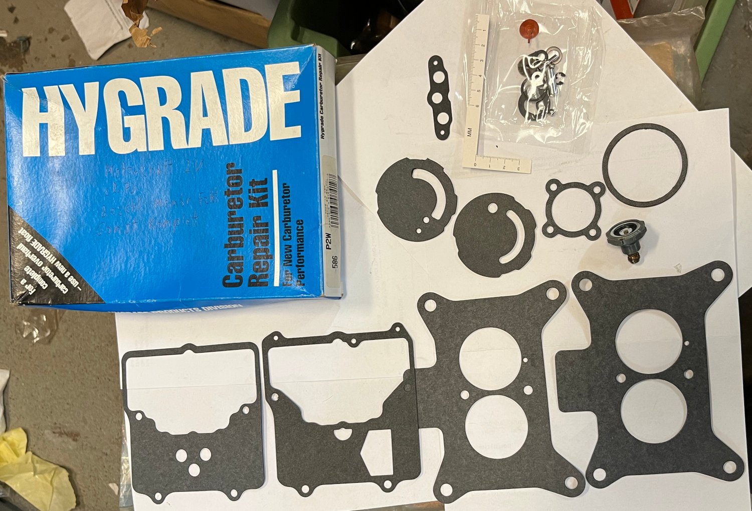 Rep.sats förgasare Ford 2-port type 2100 , Standard Hygrade GF3823-1 , P2W , 586 – matonostalgi.se